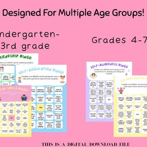 Bingo Game for Kids: Social Skills & Emotional Learning (printable ...