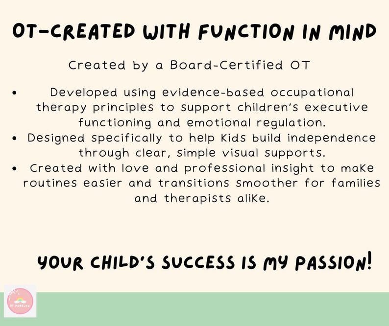 First Then Visual Schedule: Autism & ADHD Routine Chart (PDF ...