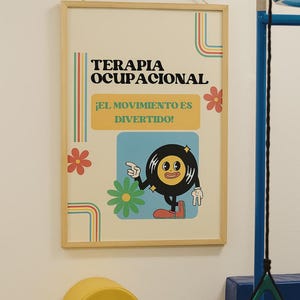 Spanish OT Posters for Kids: Retro Classroom Decor (digital Download ...