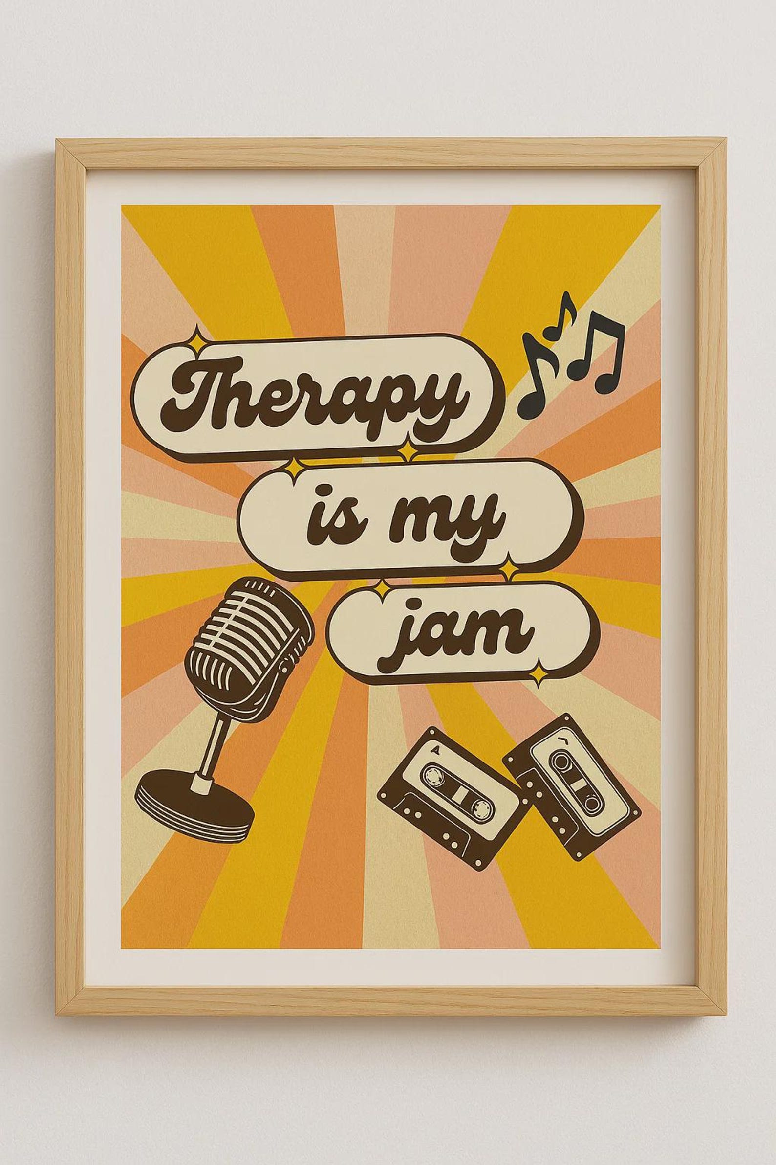 Groovy OT Poster Pack | Retro Occupational Therapy Wall Art Printable ...