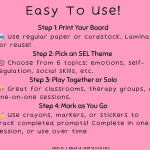 Bingo Game for Kids: Social Skills & Emotional Learning (printable ...