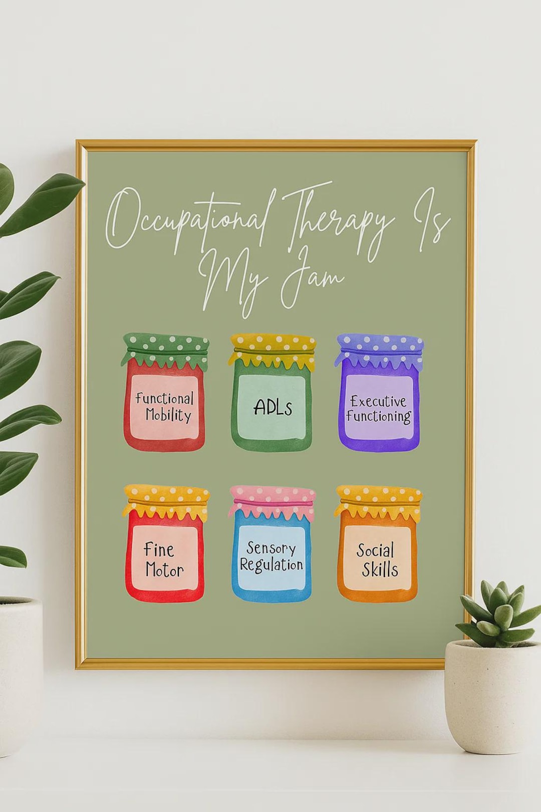 Occupational Therapy Office Wall Art Set | Printable OT, PT, SLP ...