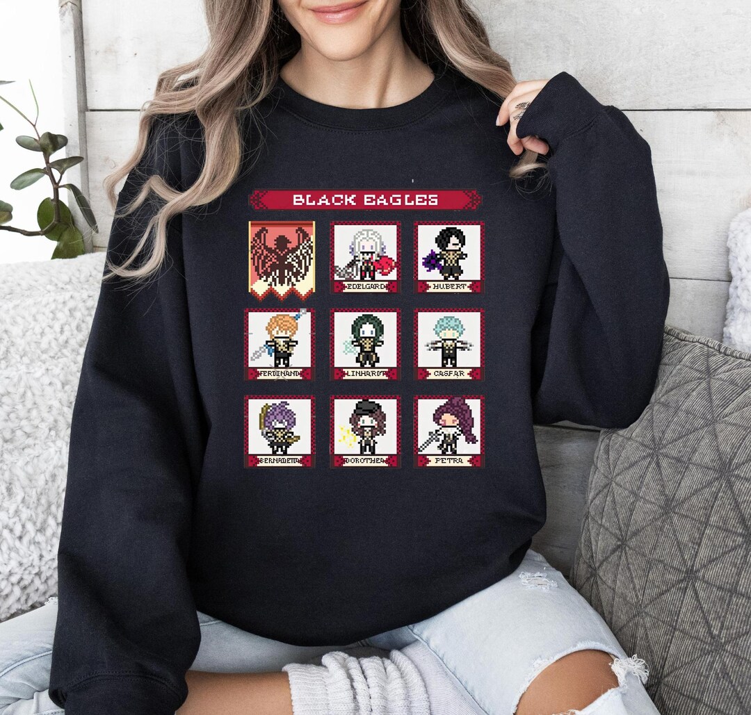 Fire Emblem Three Houses Black Eagles House, Unisex Shirt ...