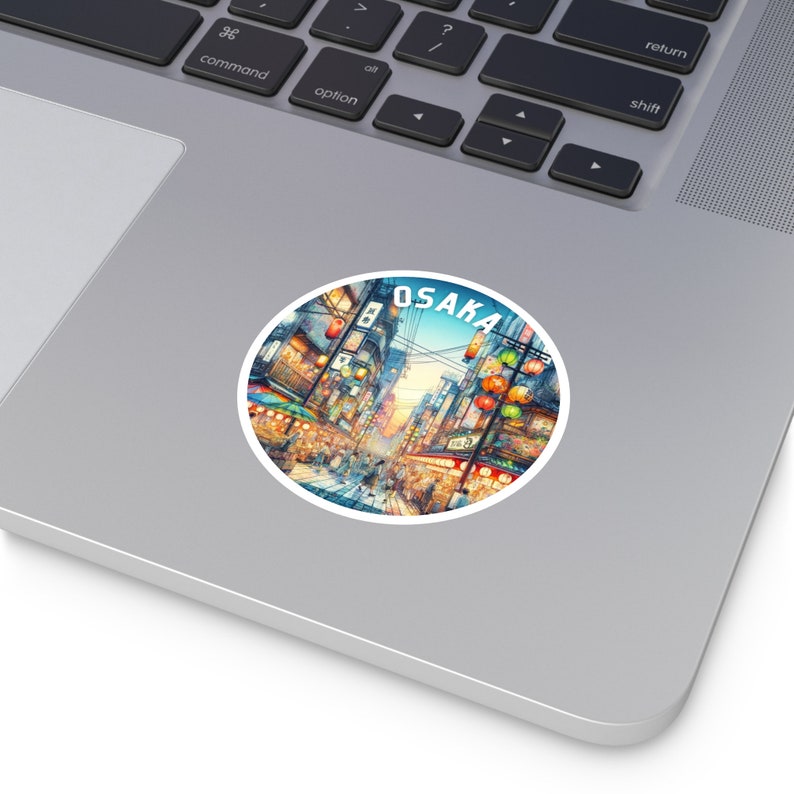 Osaka Vinyl Sticker Suitcase Decal Travel Journal Sticker Laptop ...
