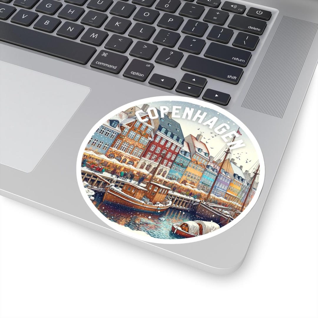Copenhagen Sticker - Denmark | Vinyl Sticker | Suitcase Decal | Travel ...