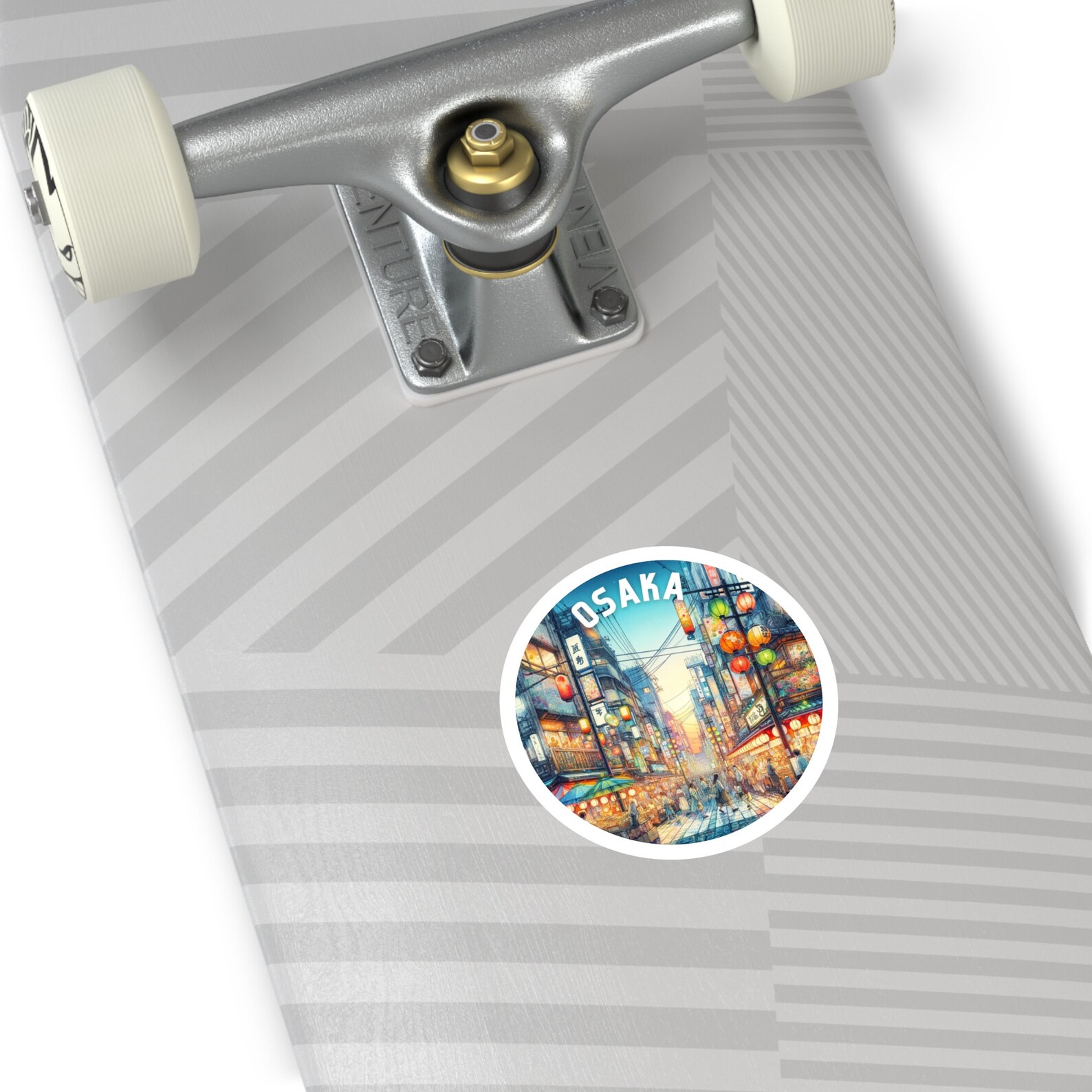 Osaka Vinyl Sticker Suitcase Decal Travel Journal Sticker Laptop ...