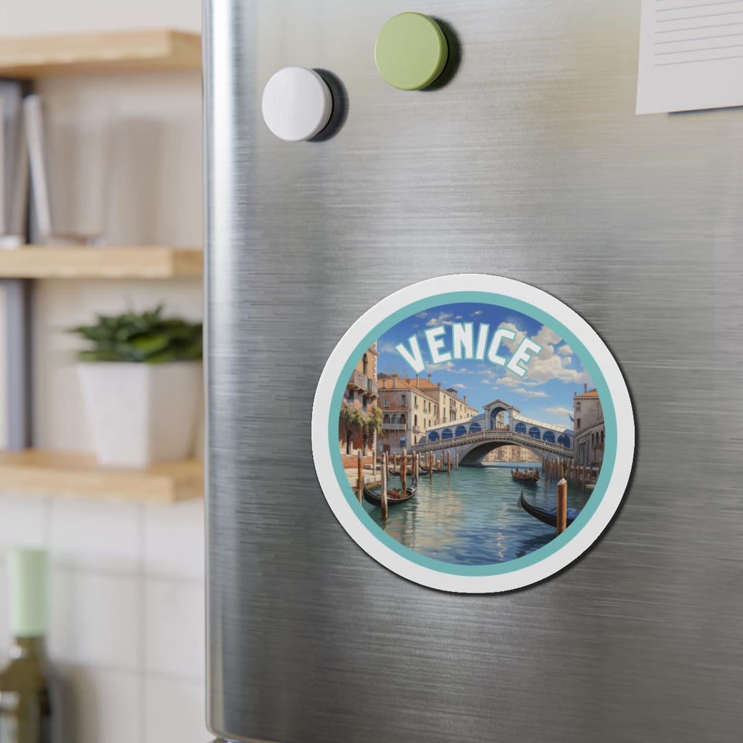 Venice Vinyl Magnet - Fridge Magnet, Car Magnet, Travel Souvenir, Gift ...