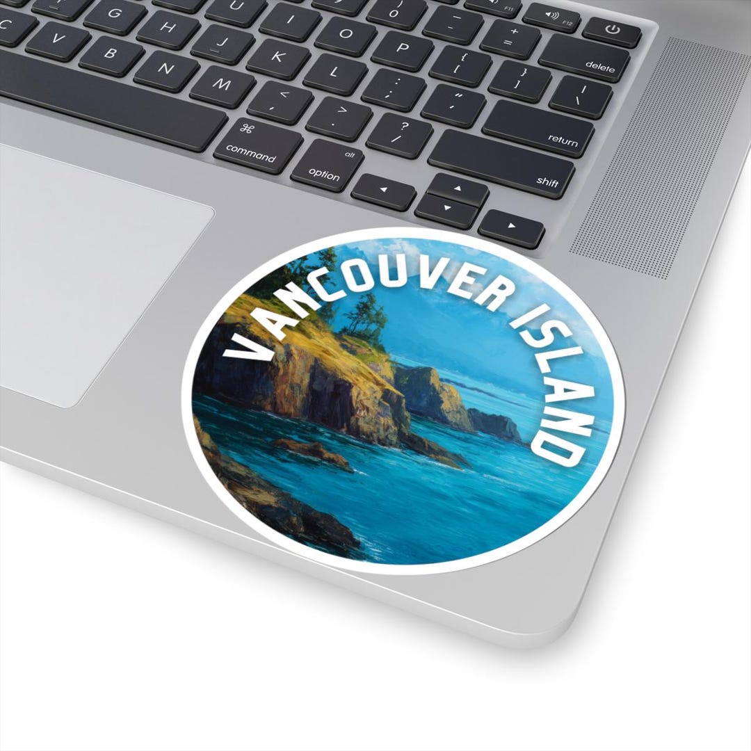 Vancouver Island Sticker - British Columbia | Vinyl Sticker | Suitcase ...