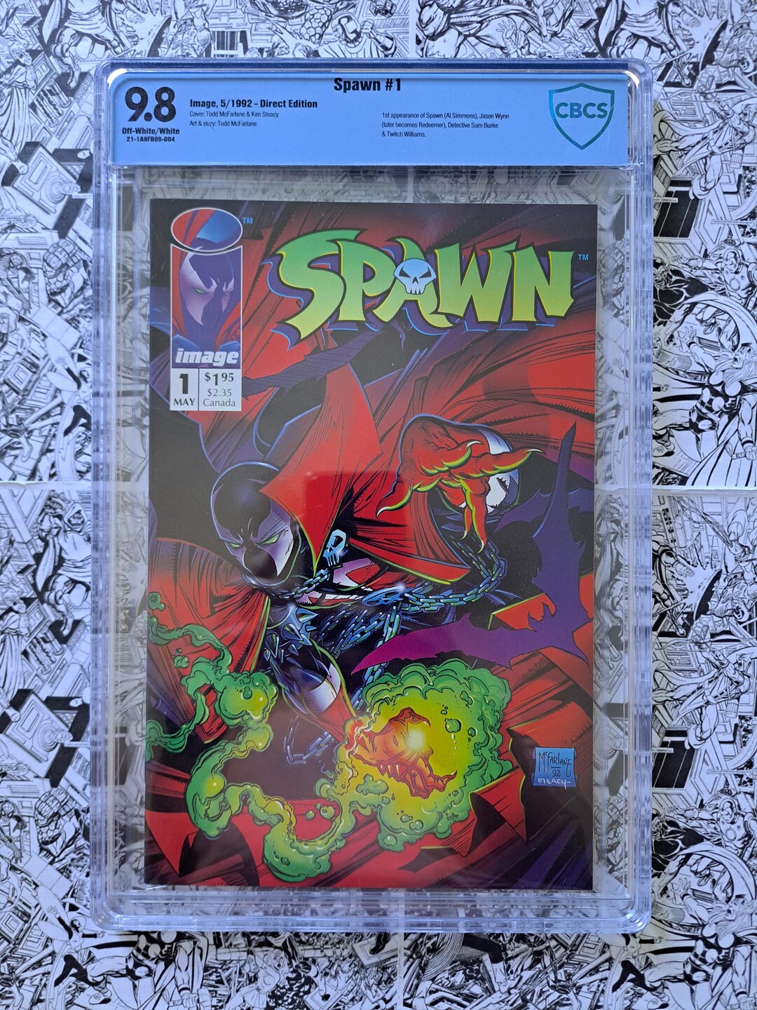 Spawn 1 CBCS 9.8 First Appearance of Spawn - Etsy