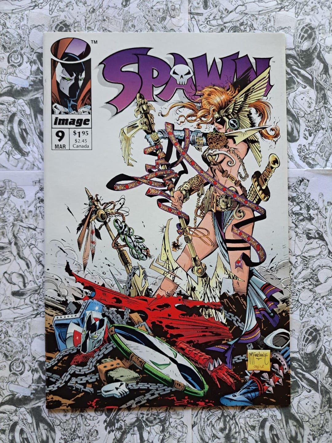 Spawn #9 First Appearance of Angela Todd Mcfarlane Image Comics 1993 - Etsy