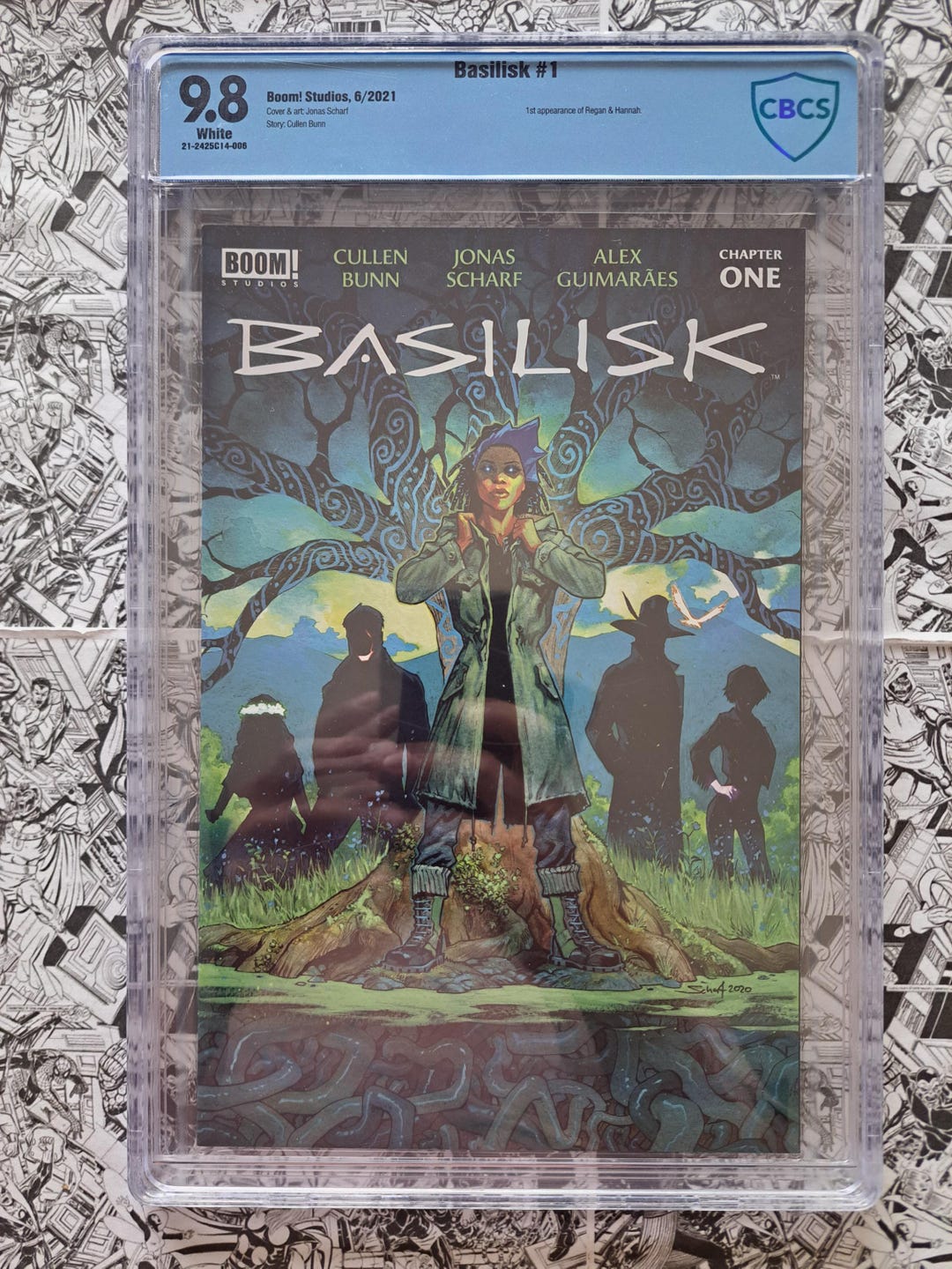 Basilisk CBCS 9.8 First Appearance of Regan & Hannah Boom! Studios - Etsy