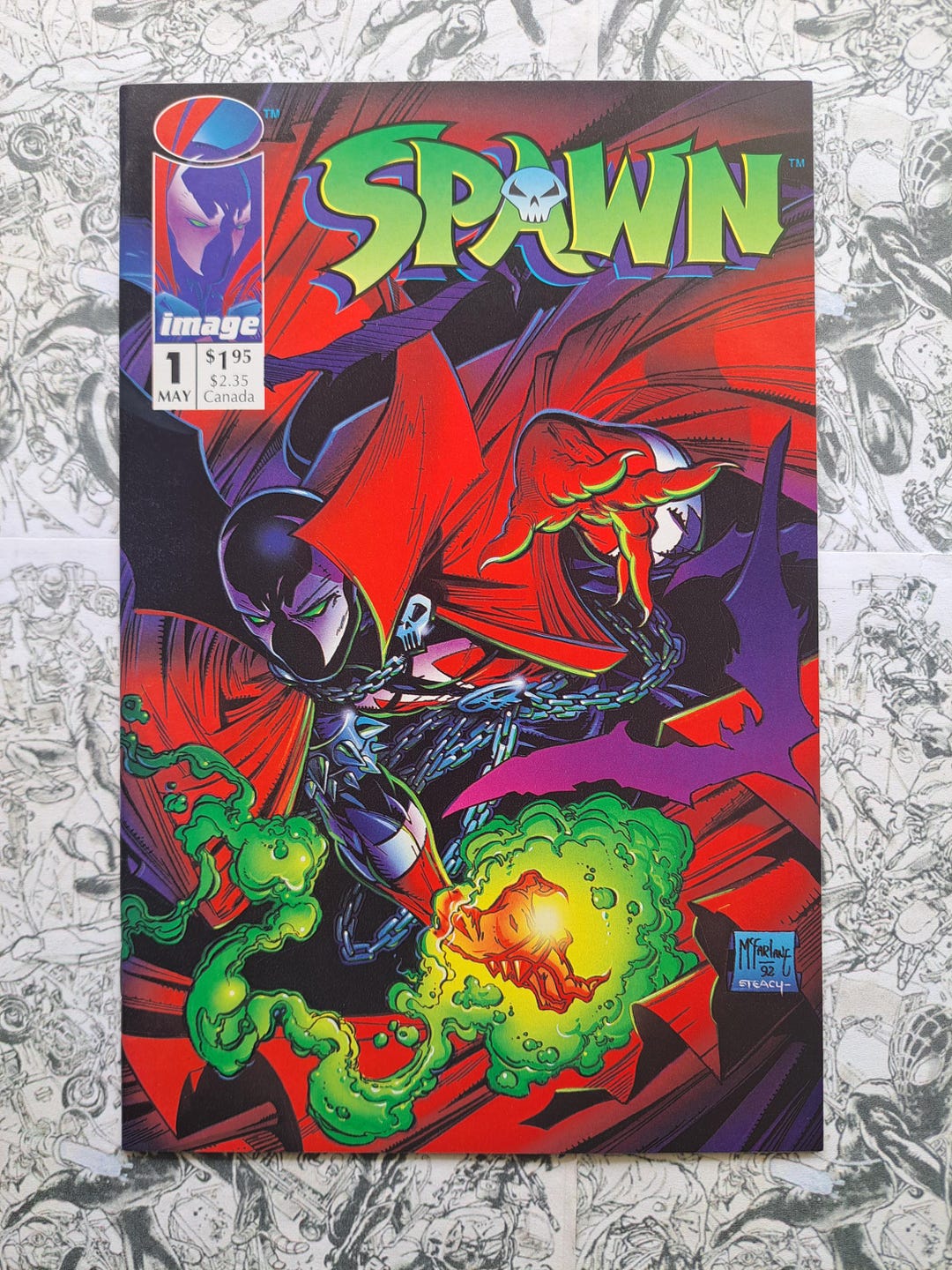 Spawn #1 First Appearance of Spawn, Sam & Twitch Image Comics 1992 - Etsy