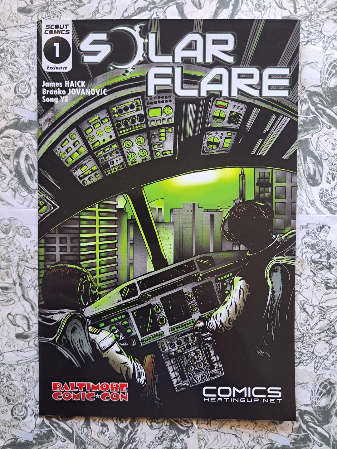 Solar Flare #1 Baltimore Comic Con Variant LTD to 250 Copies Scout ...