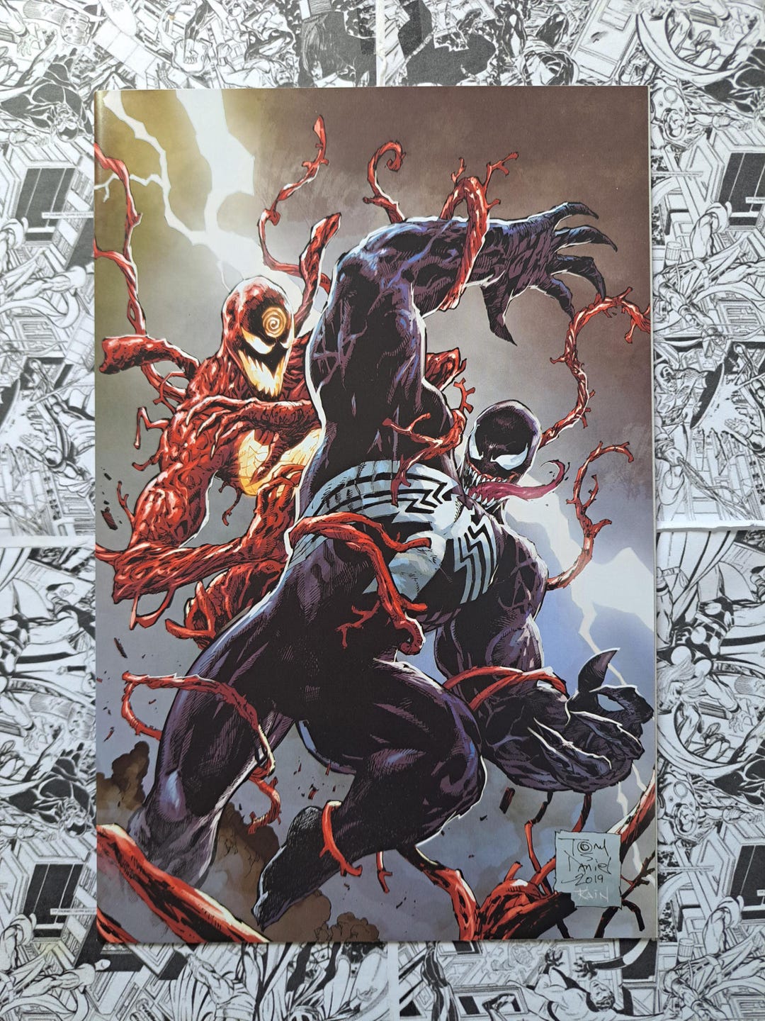 Venom #20 Tony Daniel Virgin Variant Carnage - Etsy