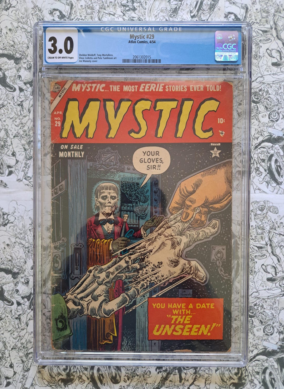 Mystic #29 CGC 3.0 Pre Code Horror Atlas Comics 1954 - Etsy