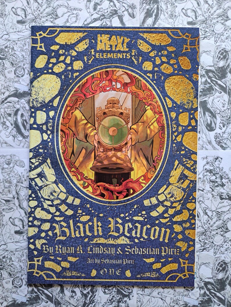 Black Beacon #1 Heavy Metal Elements Comics 2021 - Etsy