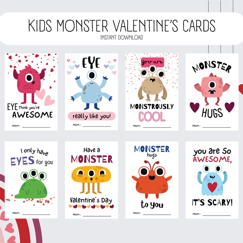 Monster Printable - Etsy