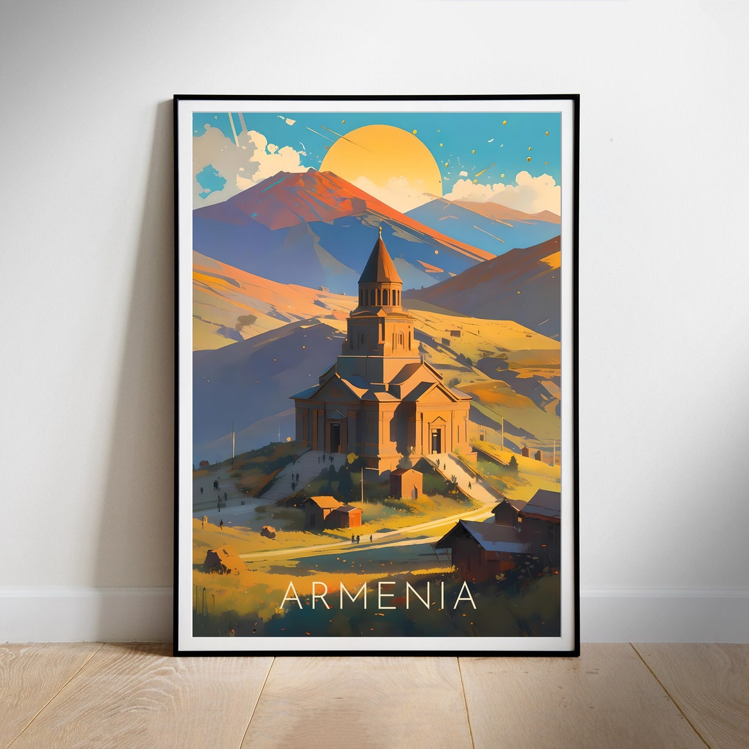Armenia Travel Poster Digital Printable Wall Art, Instant Download ...