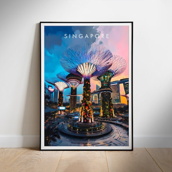 Singapore Poster - Etsy