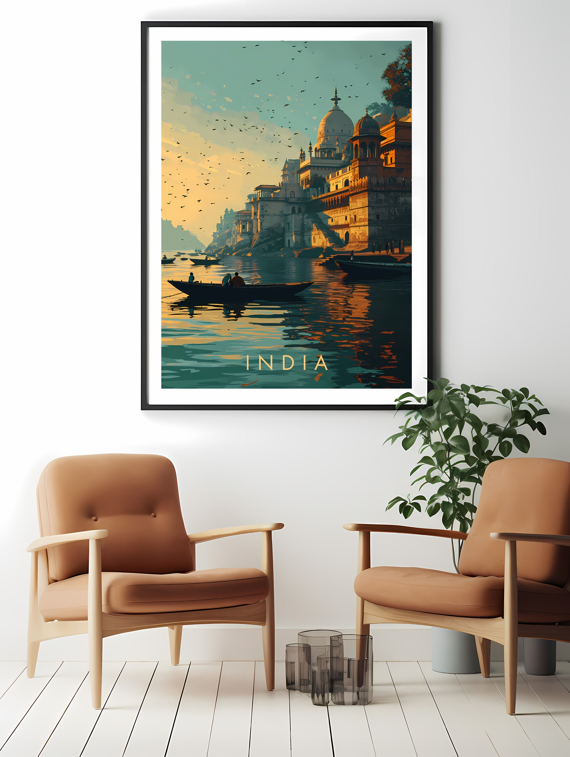 India Travel Poster Digital Printable Wall Art, Instant Download ...