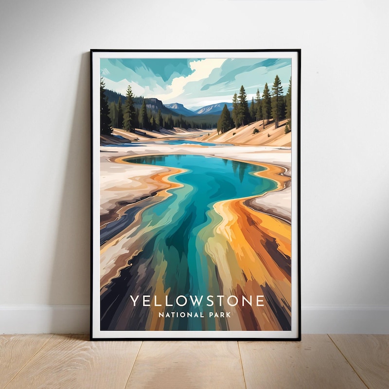 Yellowstone Poster - Etsy