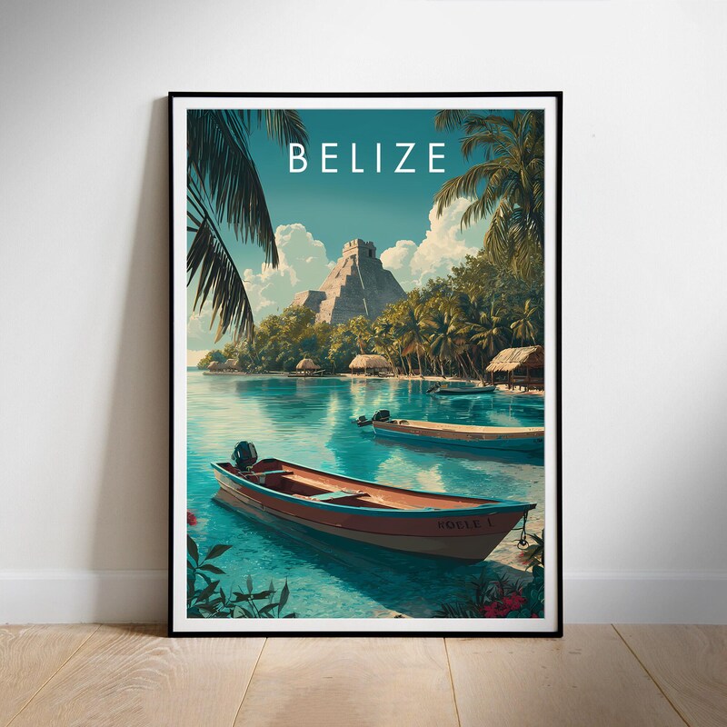 Belize Poster - Etsy