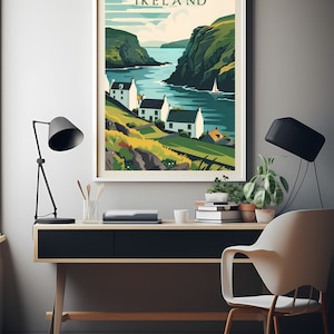 Ireland Travel Poster Digital Printable Wall Art, Instant Download ...