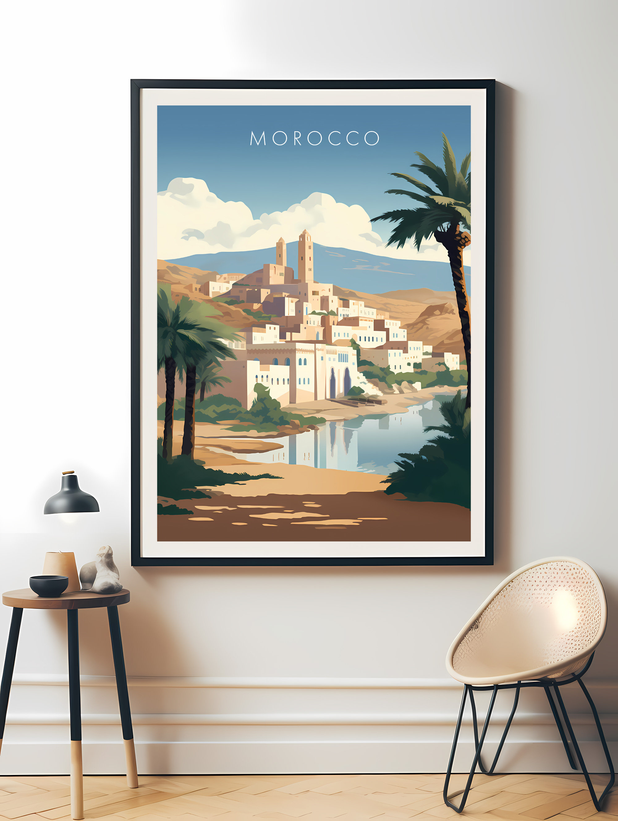 Morocco Travel Poster Digital Printable Wall Art, Instant Download ...