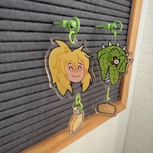 Dorohedoro Nikaido and Caiman Dumpling Charm - Etsy