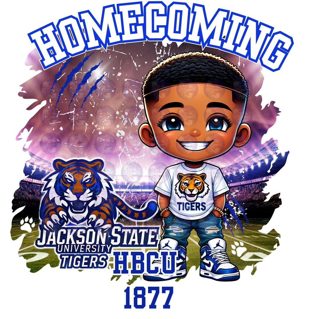 Jackson State Homecoming Boy Png - Etsy