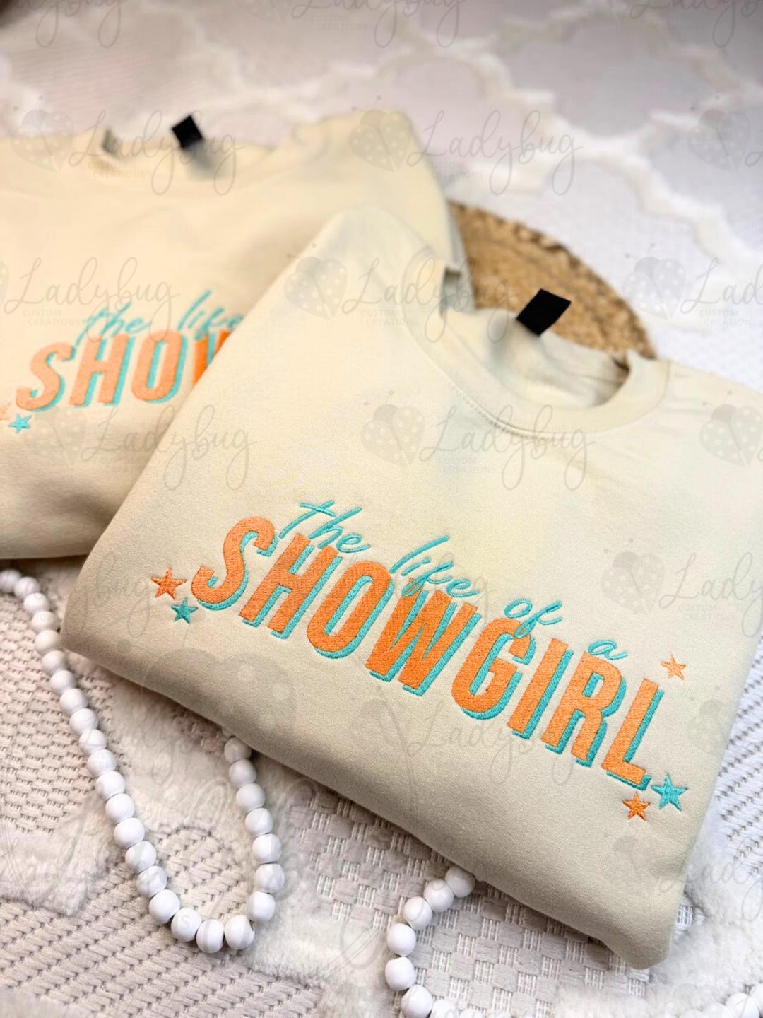 Life of a Showgirl Embroidered Sweatshirt, Album-inspired Crewneck ...