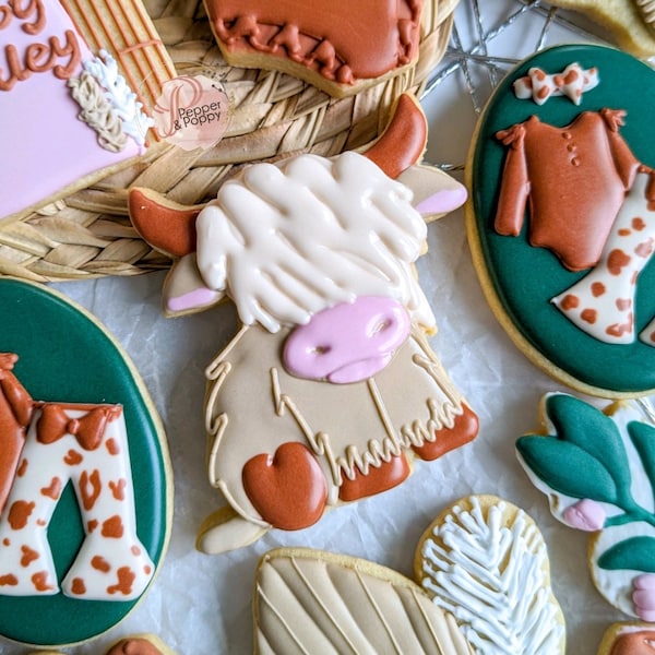 Cow Cookies - Etsy