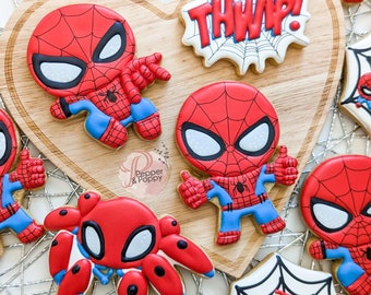 Spider Man Cookie Cutter Set of 3 - Etsy