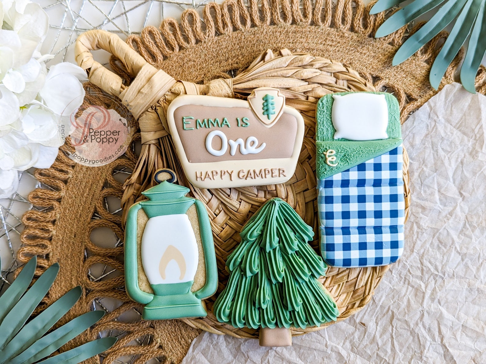 Happy Camper Set Cookie Cutter - Etsy