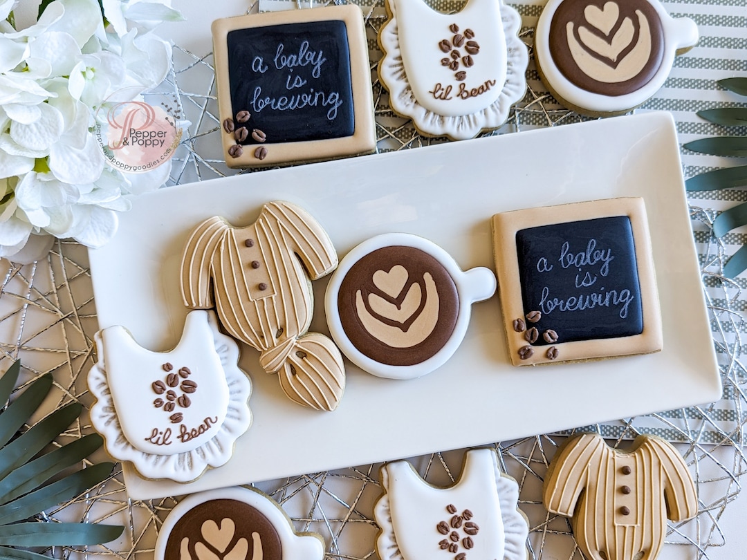 A Baby is Brewing Cookie Cutters Baby Shower Coffee - Etsy