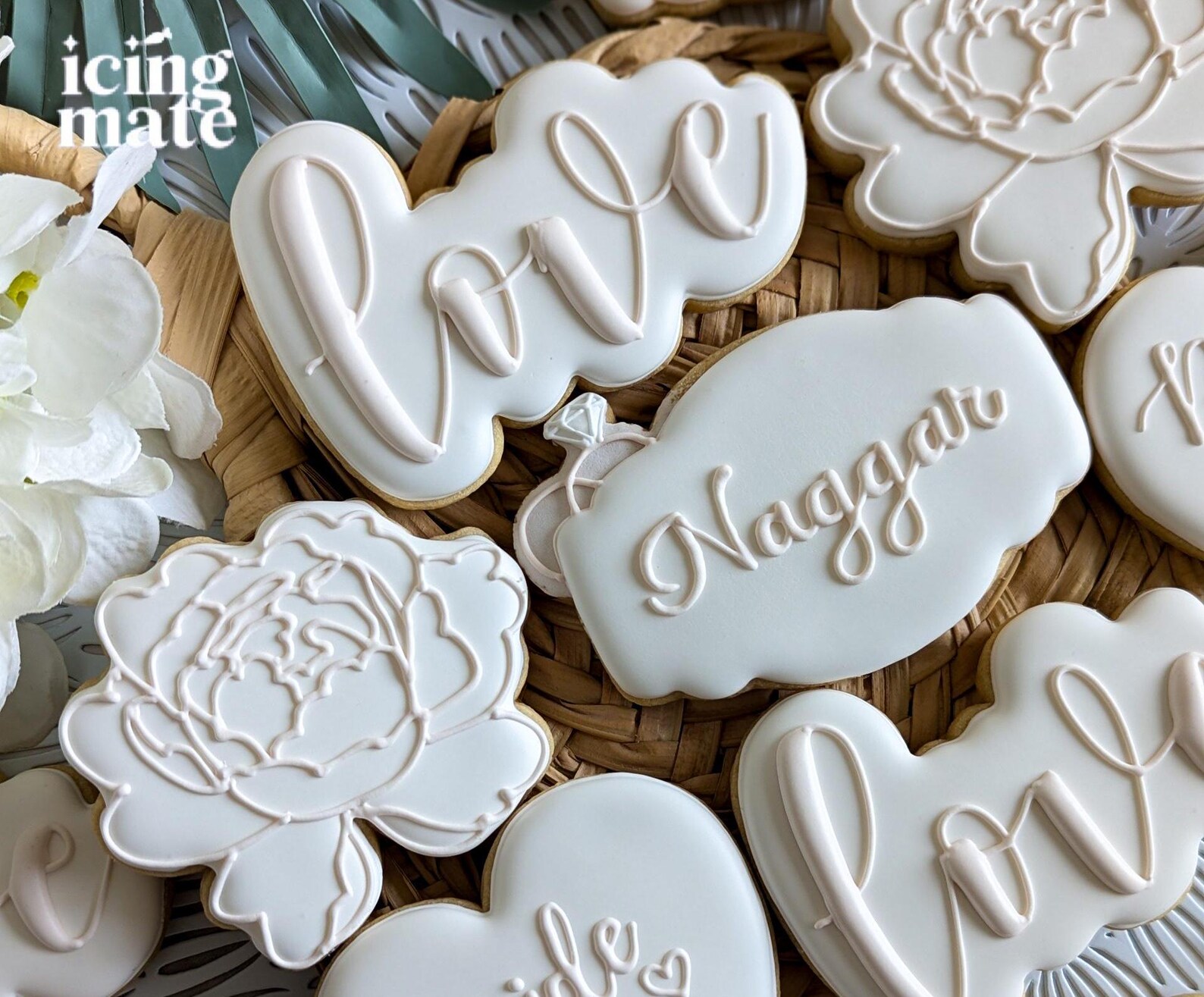 Bridal- White Wedding Cookie Cutters- Individual (set 2) - Etsy