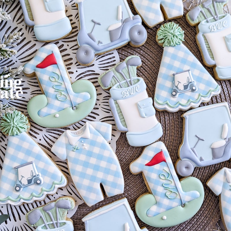 Golf Themed Cookies - Etsy