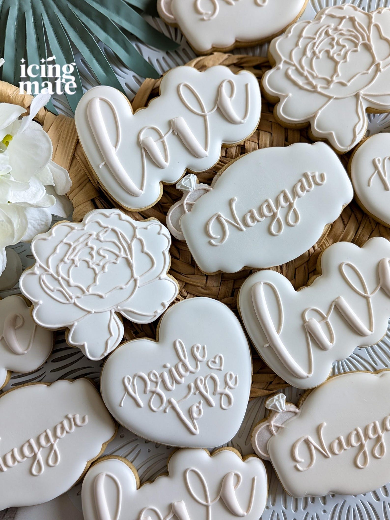 Bridal- White Wedding Cookie Cutters- Individual (set 2) - Etsy