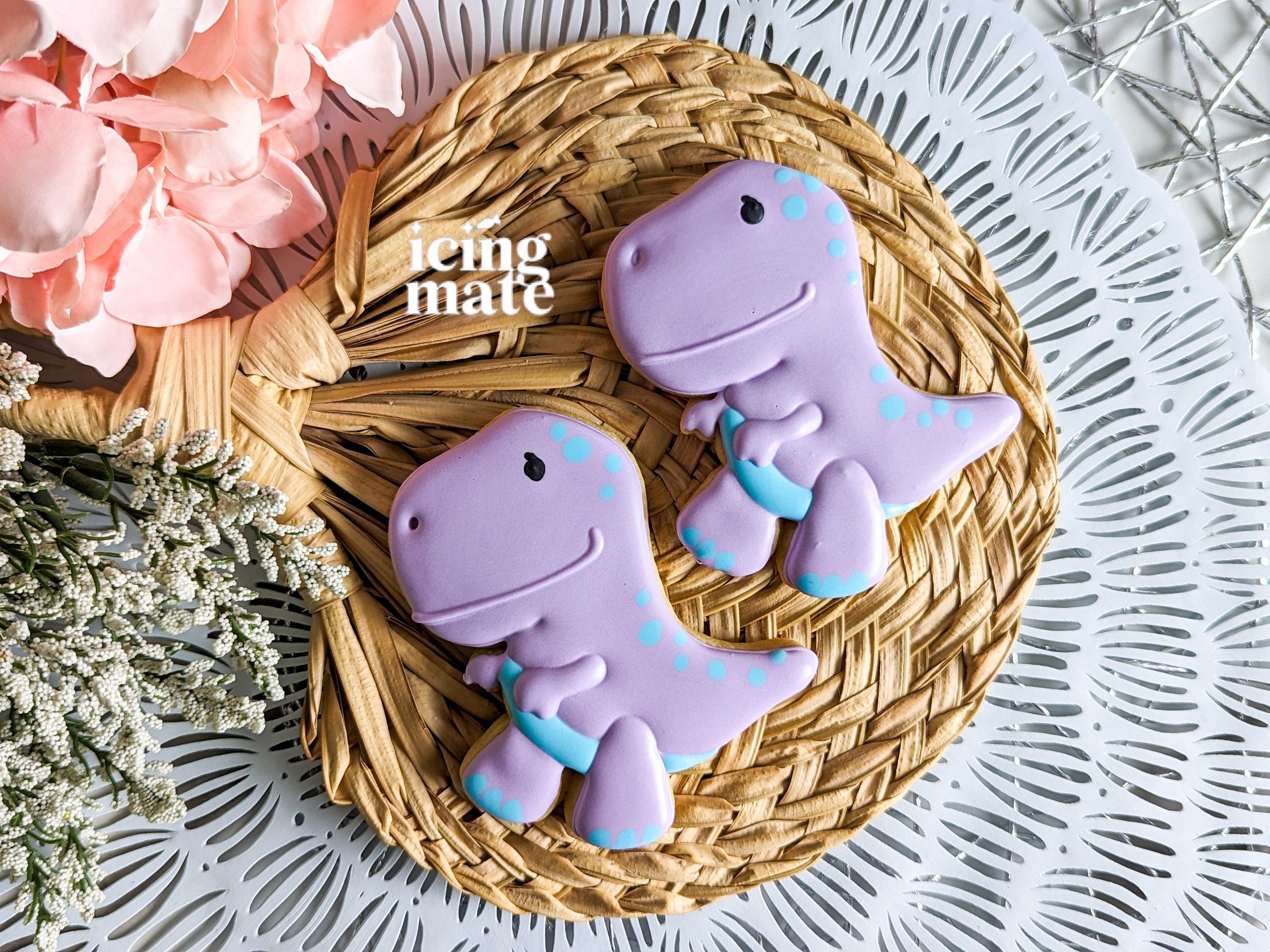 Three Rex Dinosaur Cookie Cutter Set - Etsy