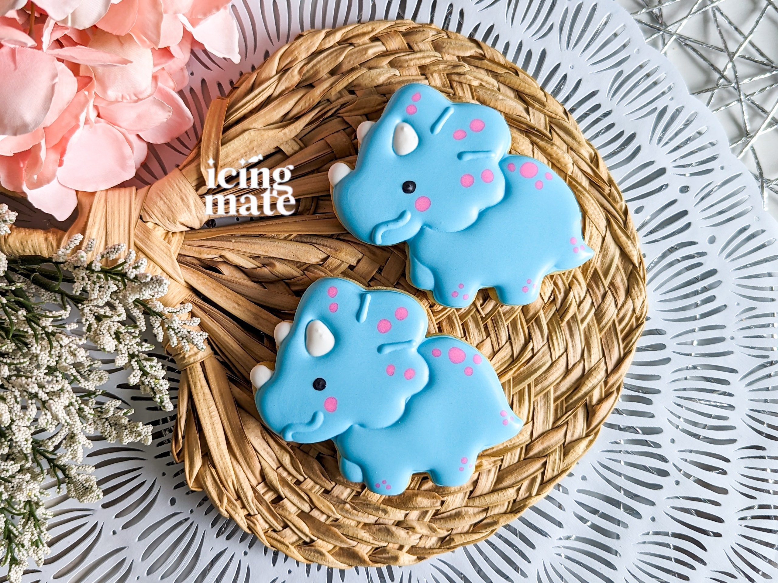 Three Rex Dinosaur Cookie Cutter Set - Etsy