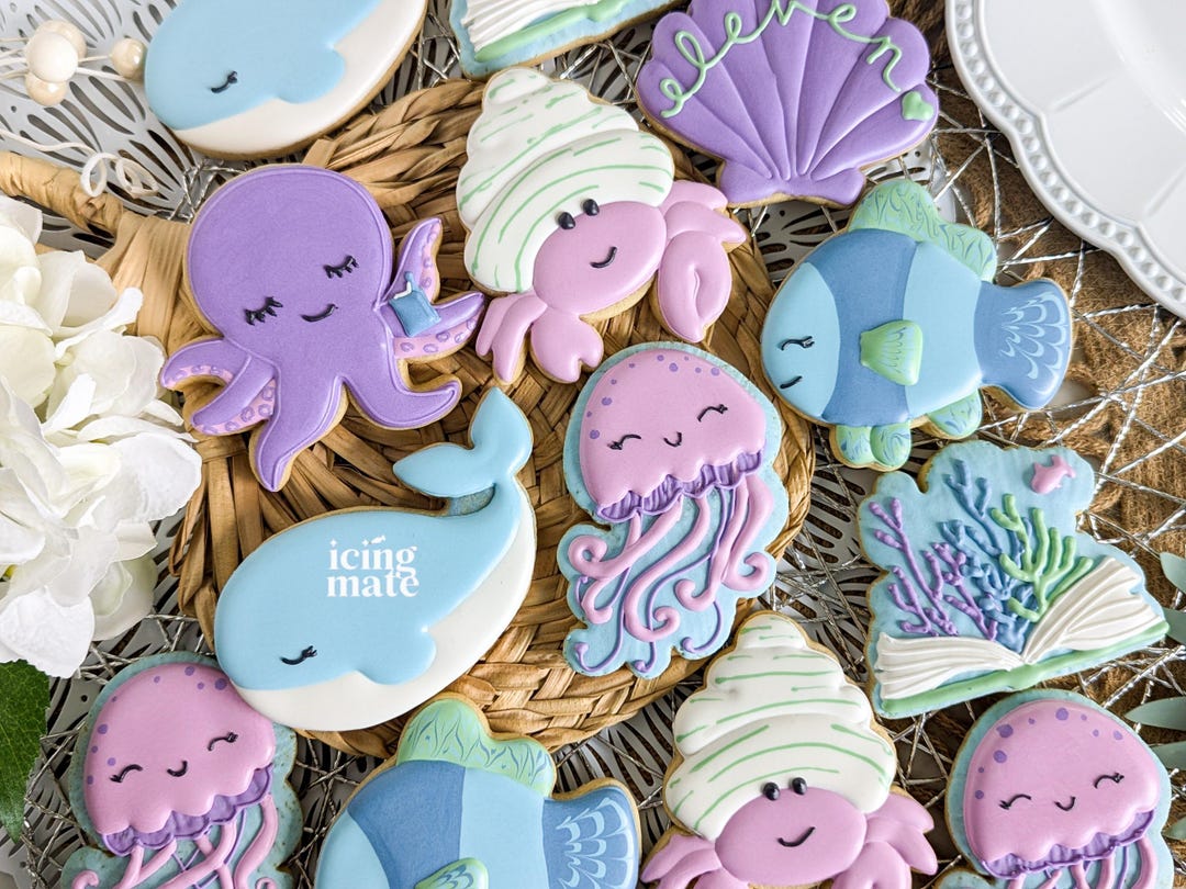 Sea Creature Cookie Cutters- Individual - Etsy