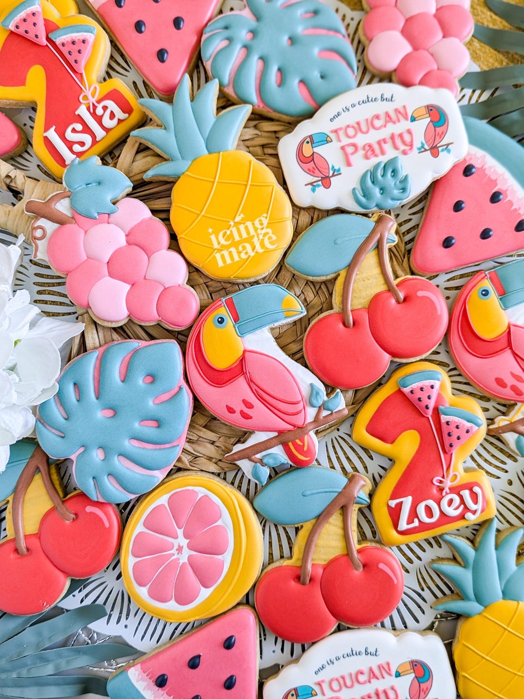 Two-ti Fruitti - Tropical Toucan Fruit Cookie Cutters - Two - Etsy