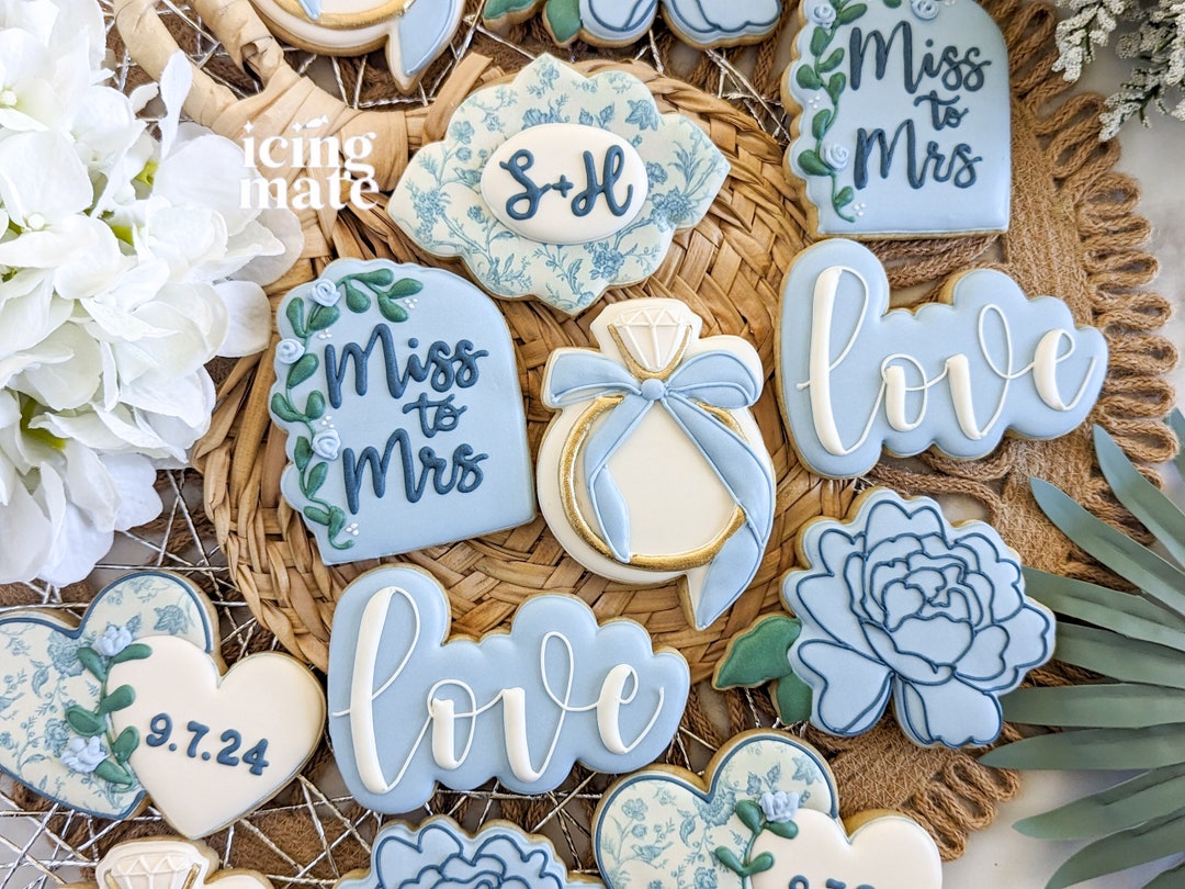 Bridal- Wedding Cookie Cutters- Individual - Etsy