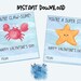 Instant Download- Under the Sea Printable Valentine's Cards, School ...
