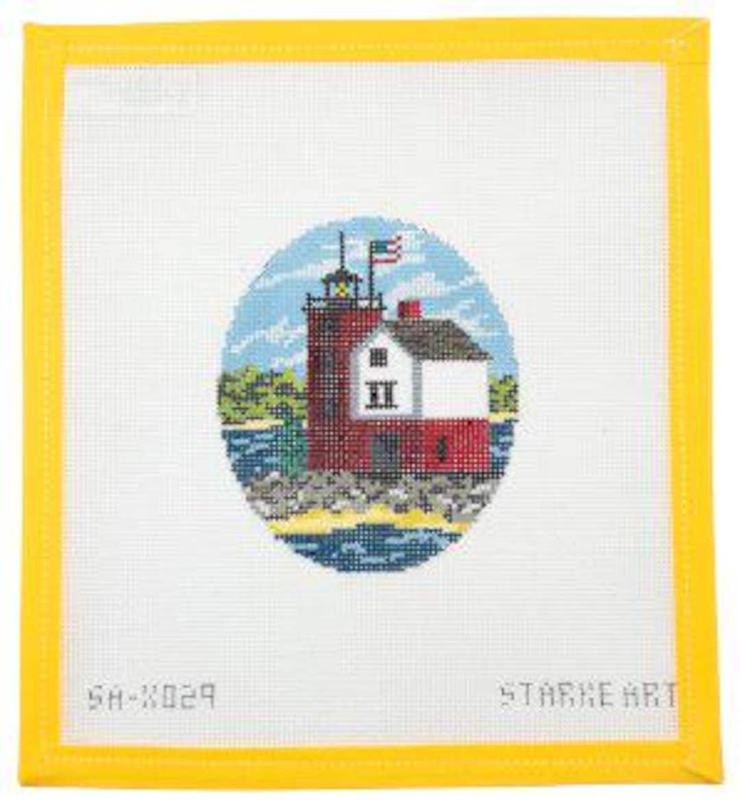 Lake Erie Lighthouse Needlepoint | Summertide Stitchery - Etsy