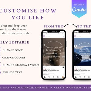 150 Instagram Template / Editable Quotes Templates / Instagram Post ...