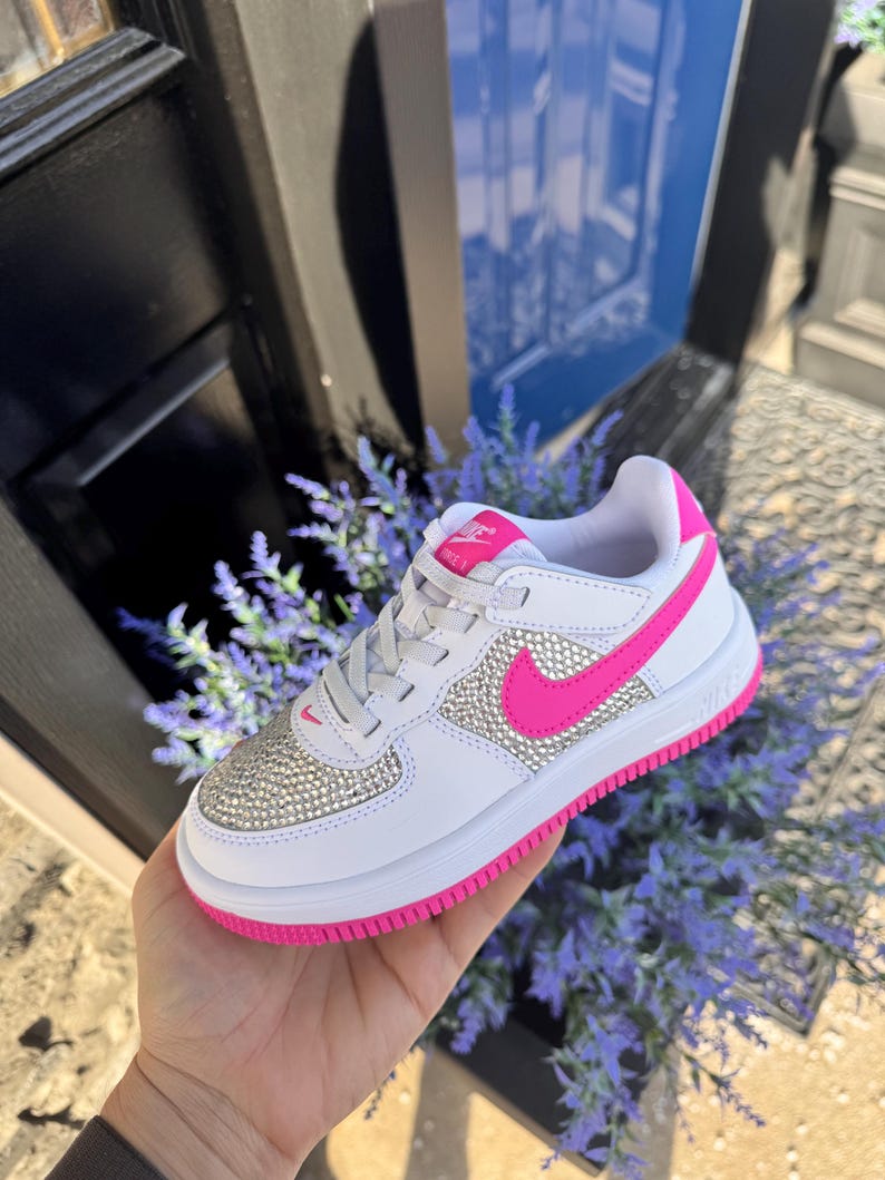 Custom Rhinestone Nikes Bling Shoes - Etsy