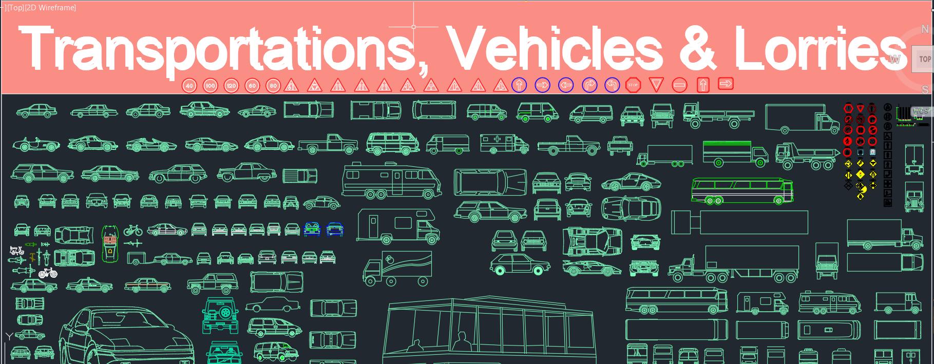 Ultimate Autocad 2D Blocks Library DWG CAD Templates, Drawings & Bundle ...