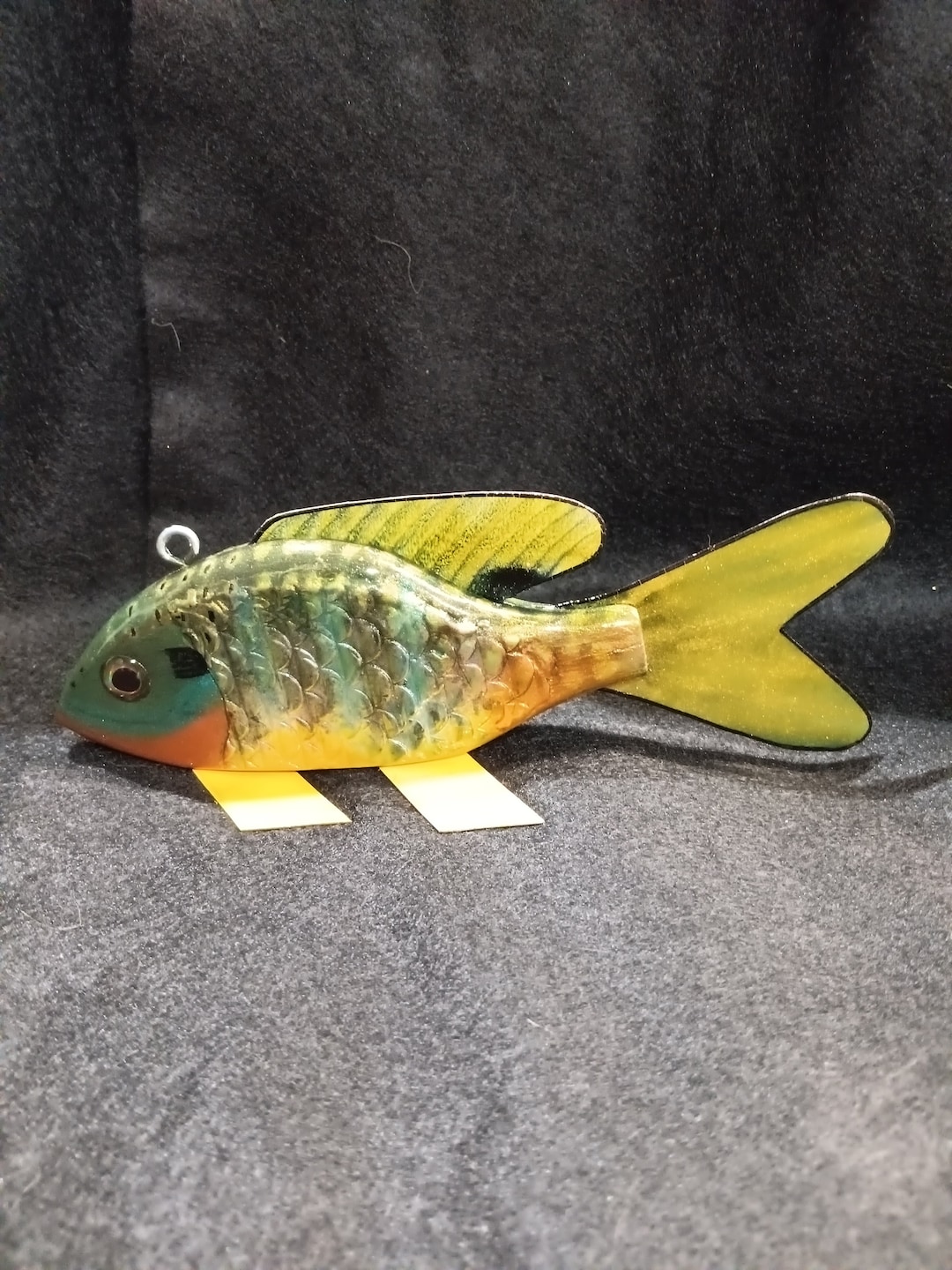 Hand Carved Wood Fish Spearing Decoys. - Etsy