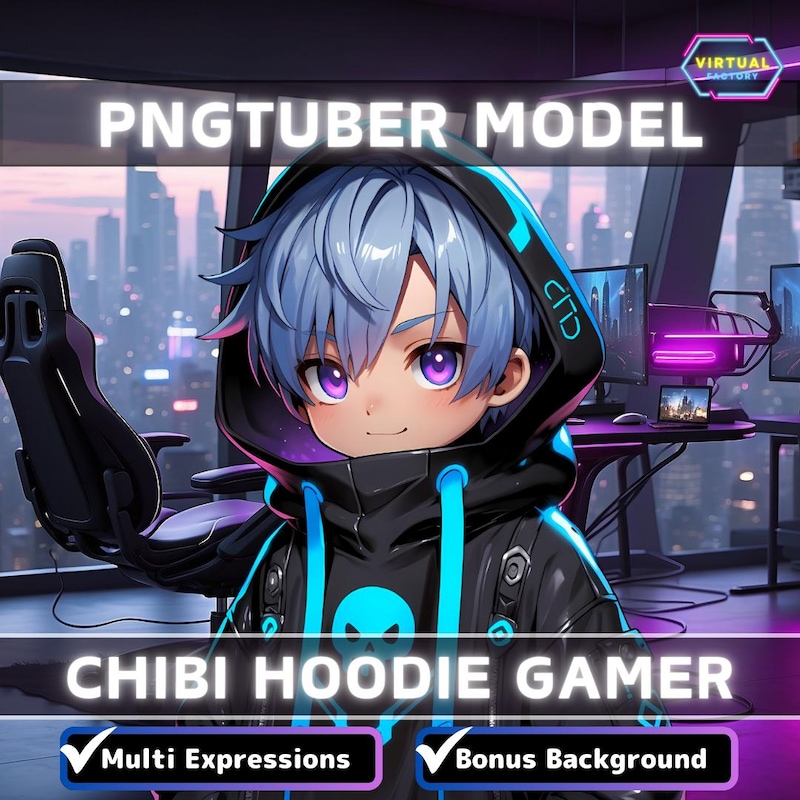 Blue Pngtuber Background - Etsy
